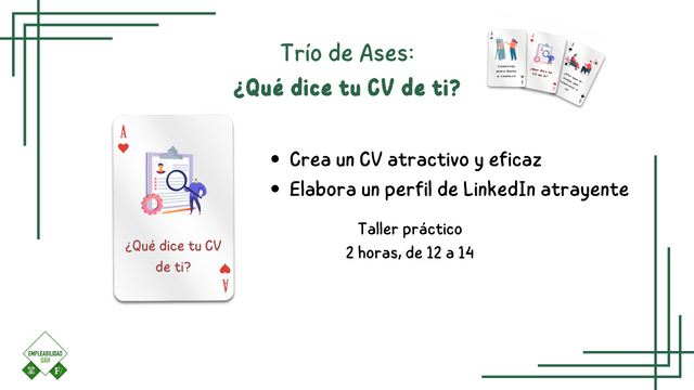 Trío de Ases: ¿Qué dice tu CV de ti? - Inicio